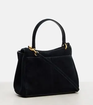 Balenciaga Mini Rodeo Suede Top-handle Bag - Black