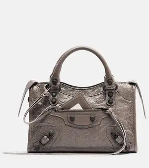 Balenciaga Leather Top-handle Bag - Grey