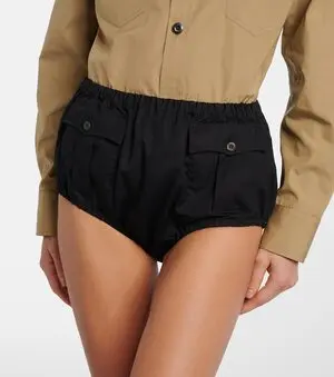 Prada Cotton Shorts - Black