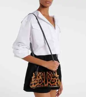 Givenchy Pinch Mini Calf Hair Shoulder Bag - Multicoloured