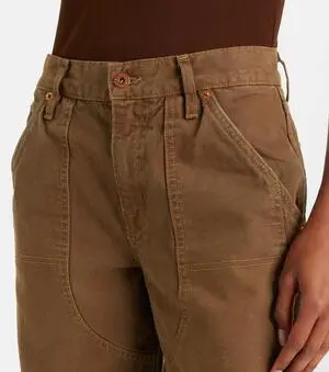 SLVRLAKE Tess Tapered Jeans - Brown