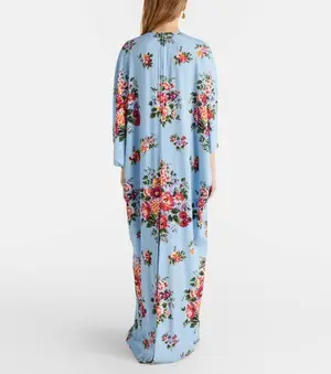 Dolce & Gabbana Floral Silk-blend Kaftan
