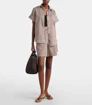 Max Mara Omelia Printed Bermuda Shorts