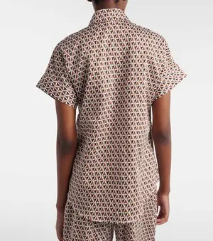 Max Mara Crea Printed Cotton Shirt