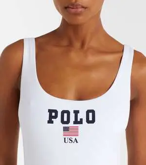 Polo Ralph Lauren Logo One-piece Swimsuit