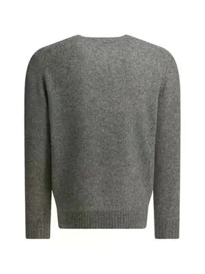 BEAMS Crew-neck Sweater - Grey