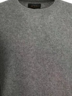 BEAMS Crew-neck Sweater - Grey