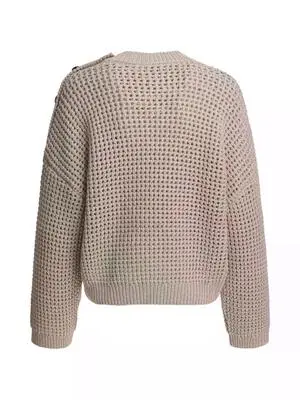 Brunello Cucinelli Buttoned-shoulder Sweater