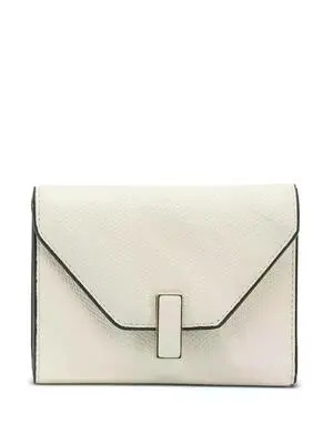 VALEXTRA Buckled Leather Wallet - White