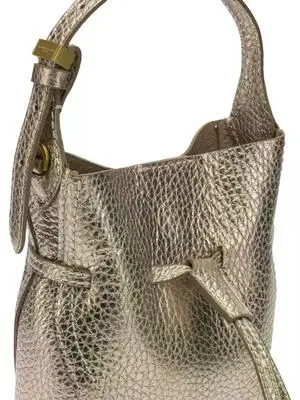 GIANNI CHIARINI Metallic-effect Bucket Bag