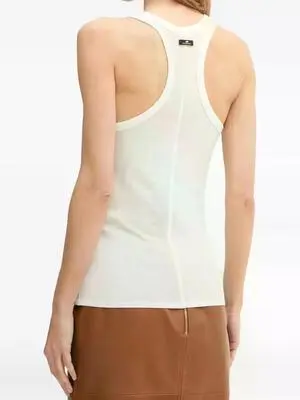 Elisabetta Franchi Logo-embroidered Tank Top