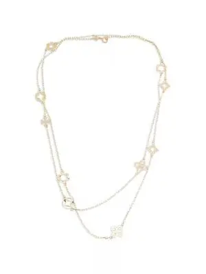 Tory Burch Kira Clover Charm Necklace - Gold