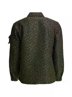 BEAMS Animal-print Pocket Coat
