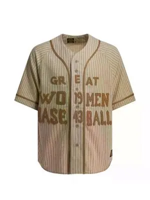 Kapital Short-sleeve Pinstripe Shirt