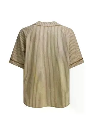 Kapital Short-sleeve Pinstripe Shirt