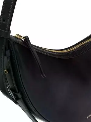 Soeur Mini Wino Curved Shoulder Bag - Black