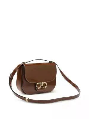 FERRAGAMO Double Gancini Shoulder Bag