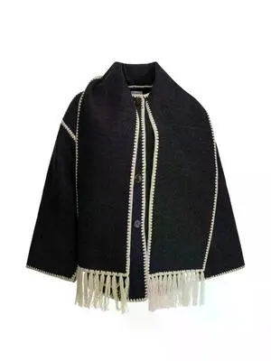 TOTEME Fringe Trimmed Coat