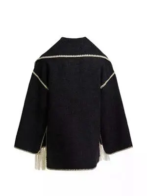 TOTEME Fringe Trimmed Coat