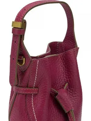 GIANNI CHIARINI Sienna Drawstring Leather Tote Bag