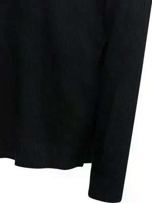 BEAMS Waffle-texture Long-sleeve T-shirt