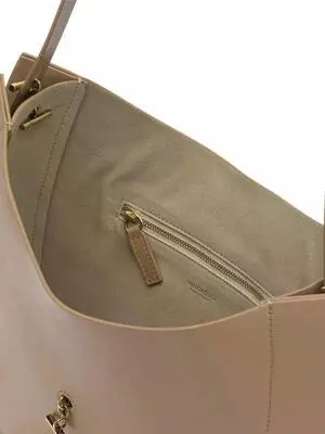 MINOBOSSI Lizzie Leather Shoulder Bag - Neutrals