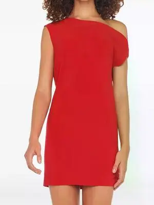 Red Asymmetrical Mini Dresses