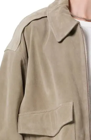 Citizens Of Humanity Vivienne Suede Jacket - Deep Olive Md