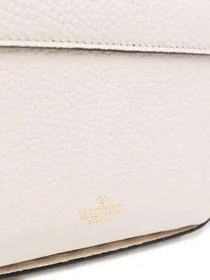 Valentino Garavani Rockstud Leather Mini Bag - White