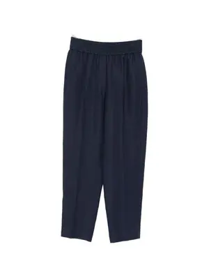 Brunello Cucinelli Linen Blend Trousers - Blue