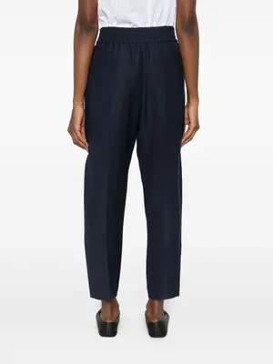 Brunello Cucinelli Linen Blend Trousers - Blue