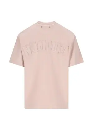GOLDEN GOOSE Printed Cotton T-shirt - Grey
