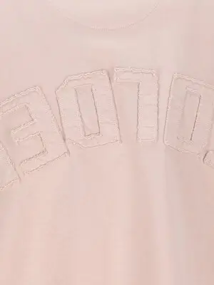 GOLDEN GOOSE Printed Cotton T-shirt - Grey