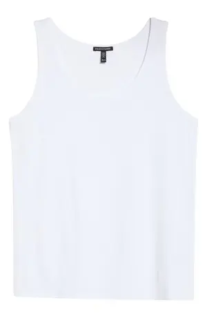 Eileen Fisher Organic Cotton Tank - White