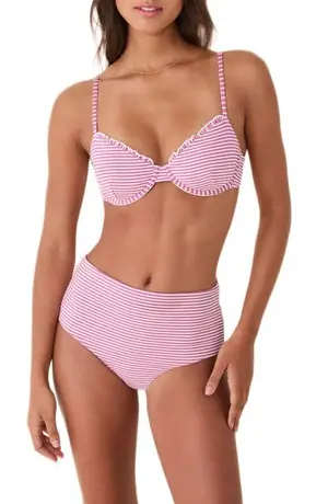 ANDIE High Waist Bikini Bottom - Bloom