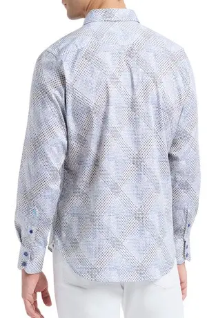 Robert Graham Shillibeer Stretch Cotton Button-up Shirt