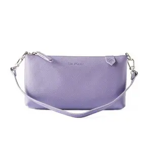 TIN MARIN Elia Convertible Leather Bag/clutch - Lavender