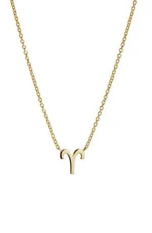 ANA LUISA Zodiac Pendant Necklace - Aries