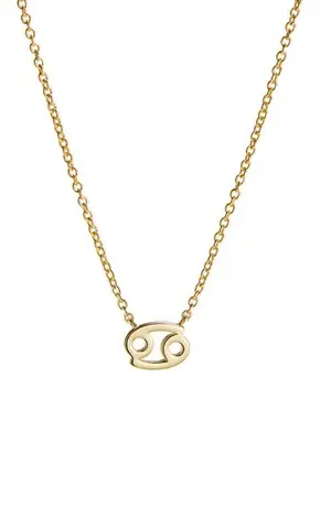 ANA LUISA Zodiac Pendant Necklace - Cancer