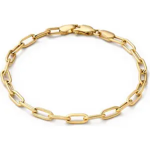 ANA LUISA Solid Paperclip Bracelet - Gold