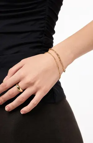 ANA LUISA Solid Paperclip Bracelet