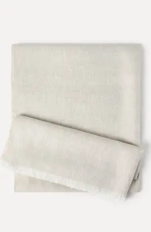 Brunello Cucinelli Sparkling Linen Scarf