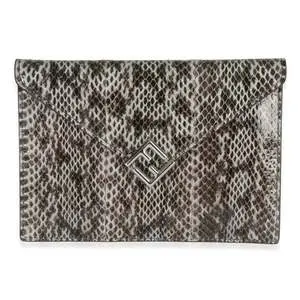 FENDI Python FF Small Busta Pouch