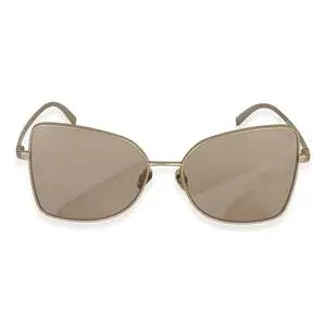 Chanel Oversized Cc Sunglasses - Gold