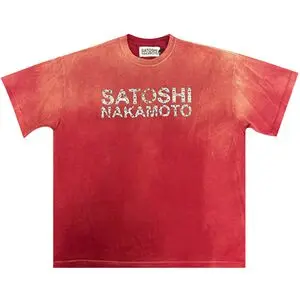 SATOSHI NAKAMOTO Logo T-shirt