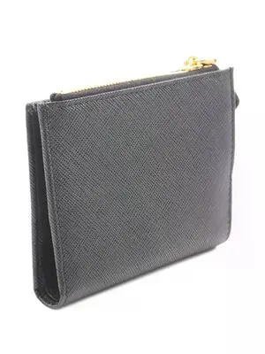 Prada 20s Logo-plaque Bi-fold Wallet