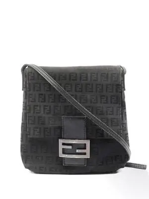 Fendi 2000 Zucchino Pattern Shoulder Bag