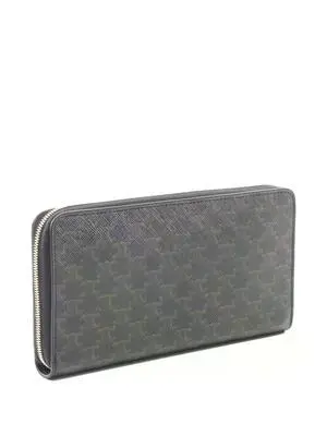 Celine 2010s Large Triomphe Zip Wallet