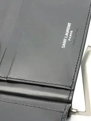 Saint Laurent 2020s Logo-appliqué Leather Wallet