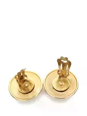 Hermès Round Clip-on Earrings
